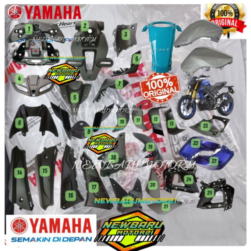 Jual Body Set Mt15 MT 15 Varian orginal yamaha varian | Shopee Indonesia
