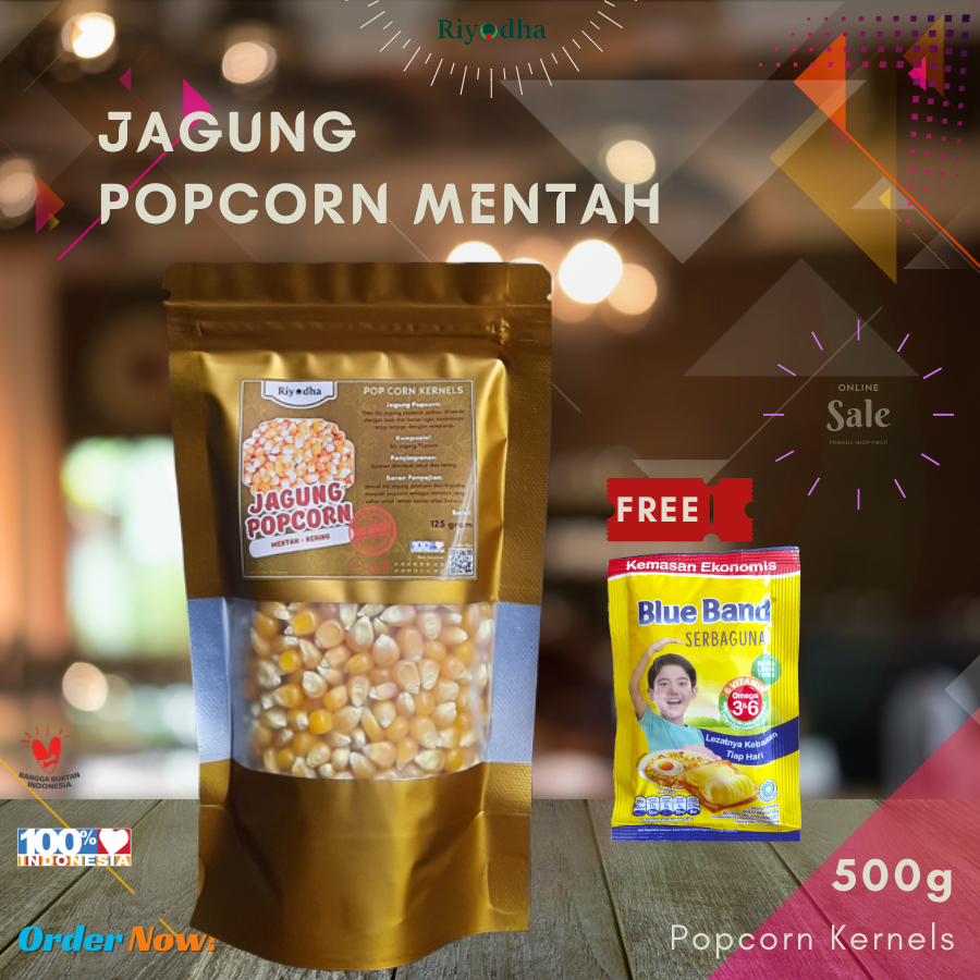 Jual Jagung Popcorn / Popcorn Kernels 500g | Shopee Indonesia