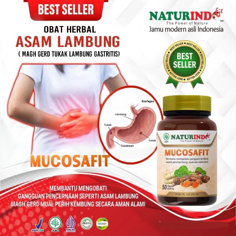 Jual MUCOSAFIT OBAT ASAM LAMBUNG DAN GERD KRONIS | Shopee Indonesia