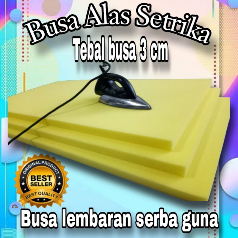 Jual Alas setrika 3cm.Busa alas setrika.Busa lembaran(hanya busa saja ...
