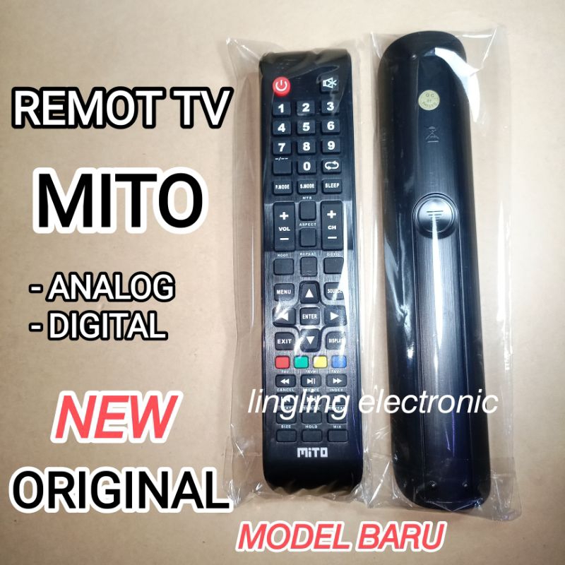 Jual REMOT TV MITO DIGITAL ANALOG ORIGINAL NEW | Shopee Indonesia
