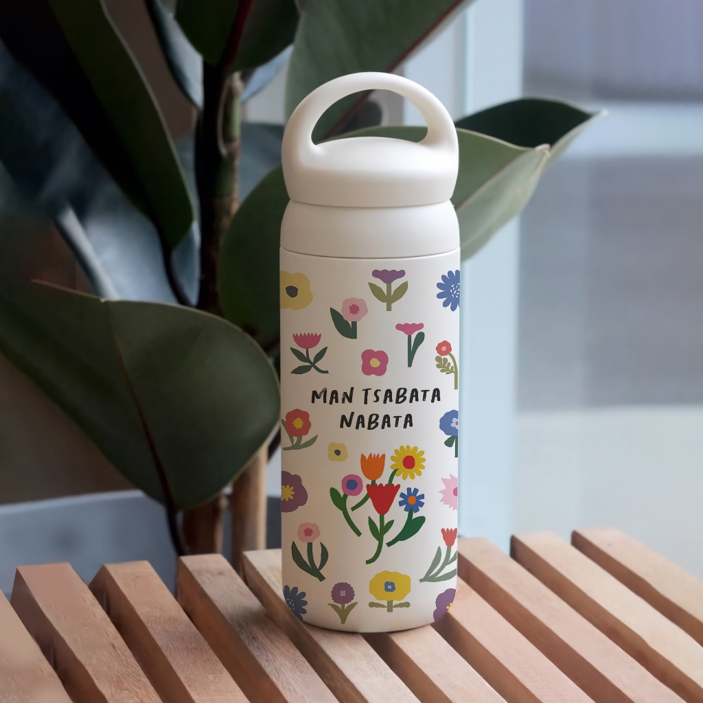 Jual Man Tsabata Tumbler Bunga Aesthetic | Shopee Indonesia