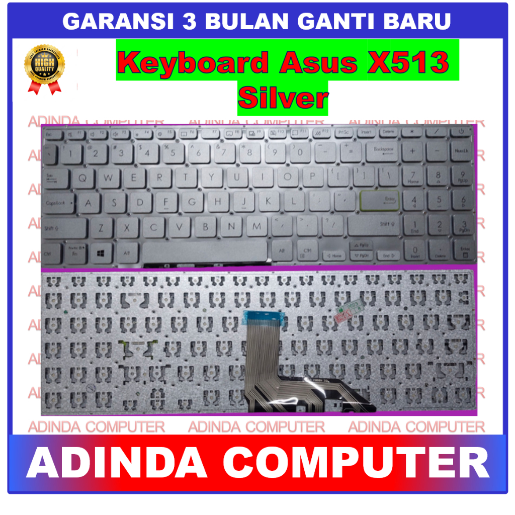 Jual Keyboard Asus Vivobook Ultra 15 X513 K513 M513 K513E K513EA K513M Silver | Shopee Indonesia