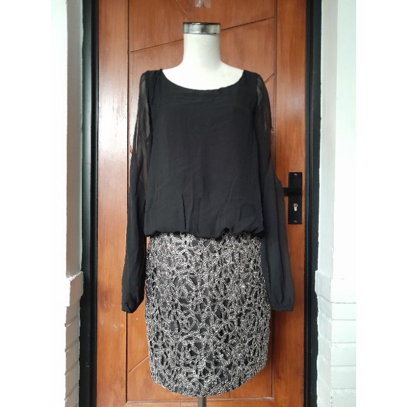 Jual DRESS HITAM/DRESS KANTOR/DRESS KERJA/BRUKAT Etalase 8 | Shopee ...