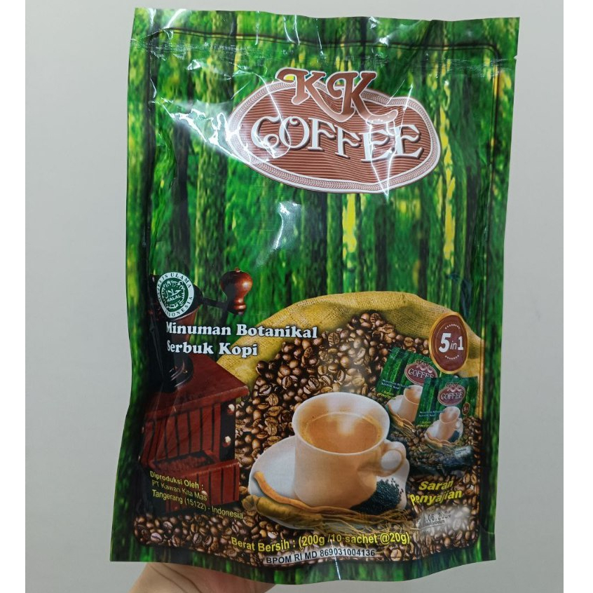 Jual KK Coffee Kopi 5 in 1 Minuman Botanikal Baik Untuk Kesehatan Tubuh ...