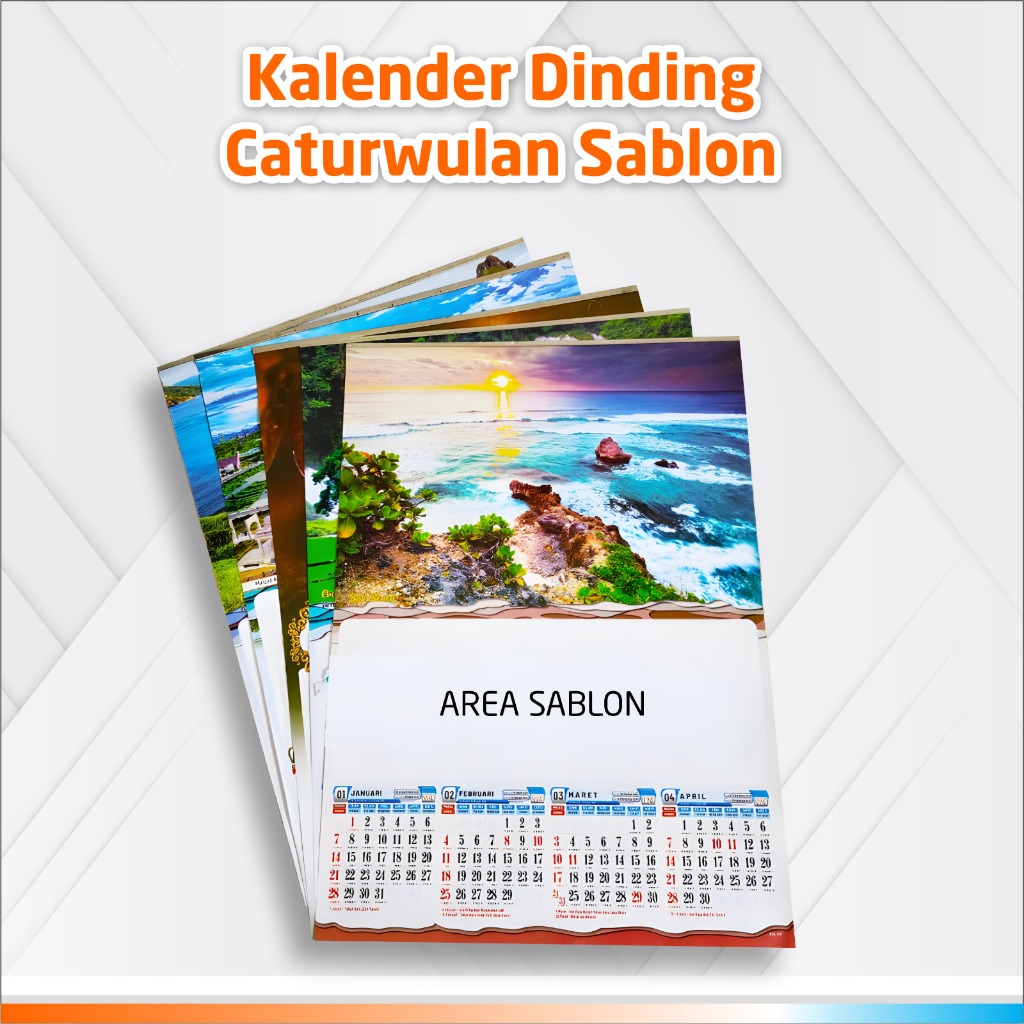 Jual KALENDER DINDING SABLON CUSTOM | Shopee Indonesia