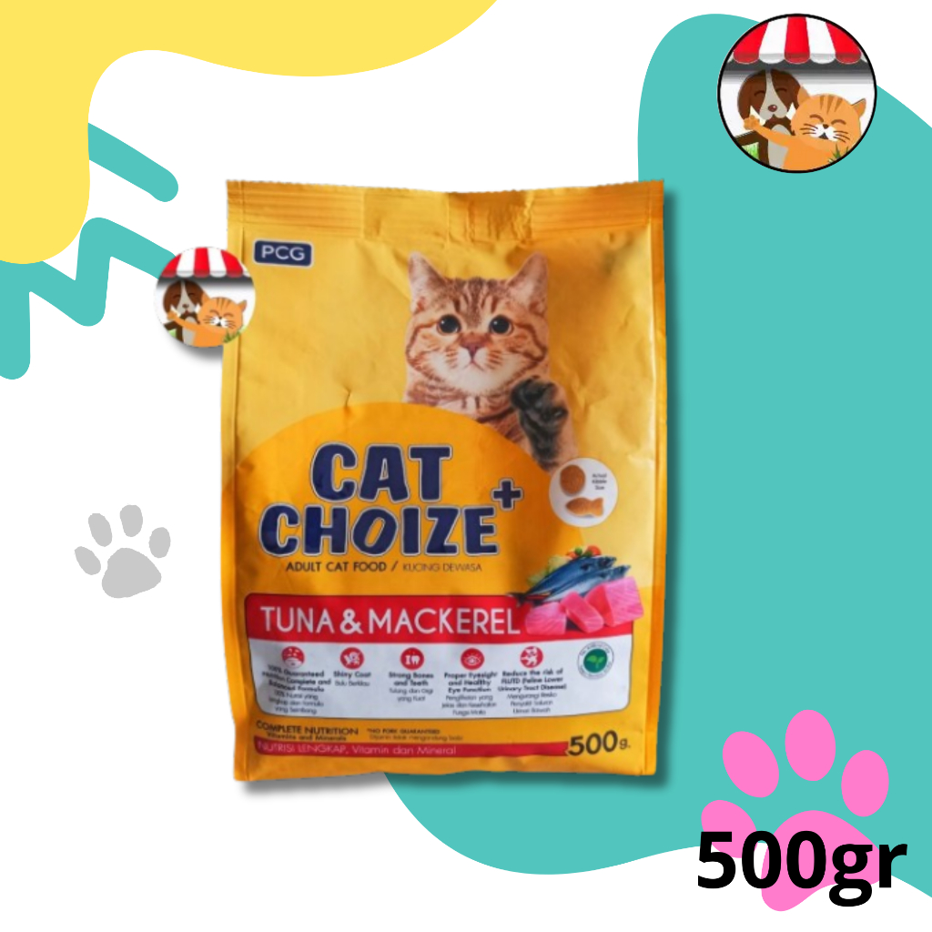 Jual Cat Choize Plus Adult Tuna Mackerel 500gr - Makanan Kucing ...