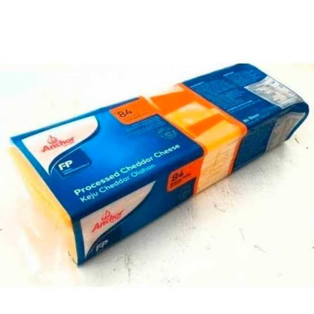 Jual Anchor Red Cheddar Slice 1 Kg | Shopee Indonesia
