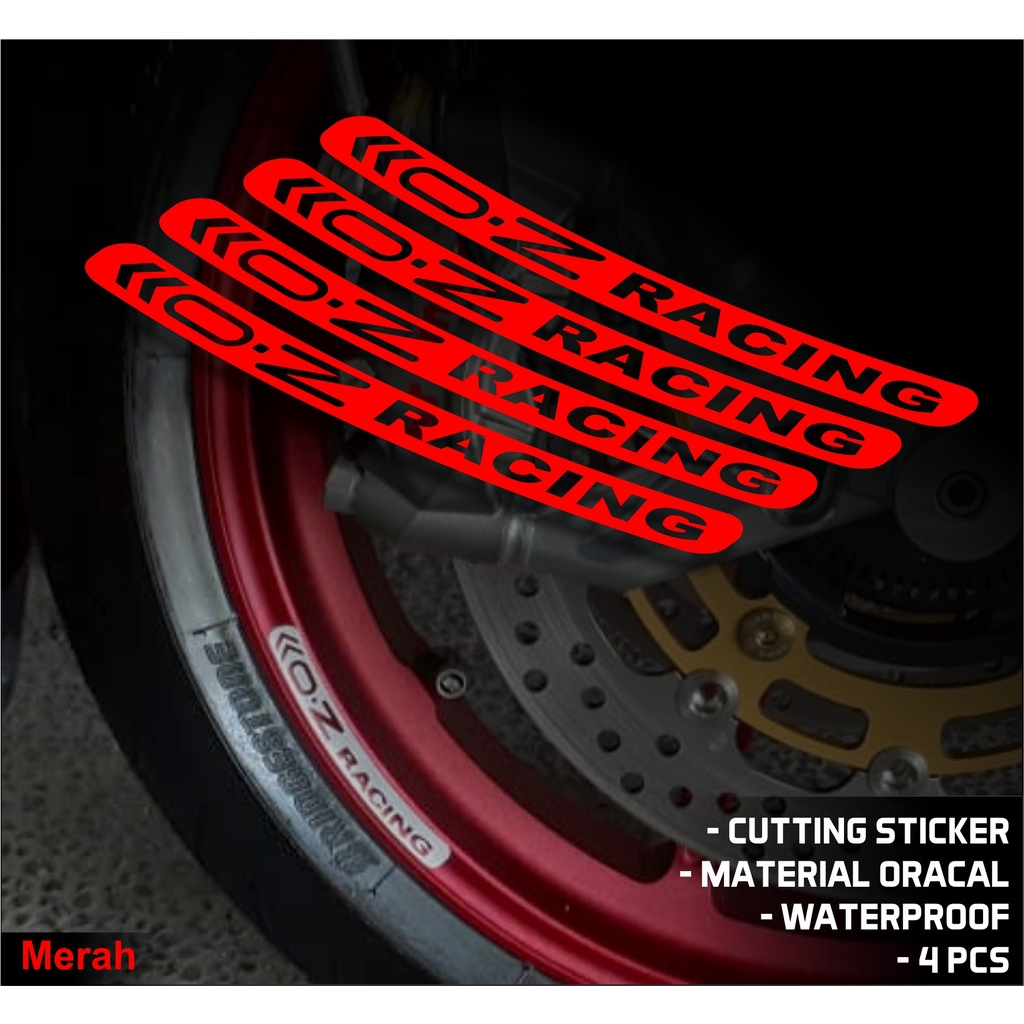 Jual STICKER VELG MOTOR OZ RACING KUALITAS TERBAIK | Shopee Indonesia