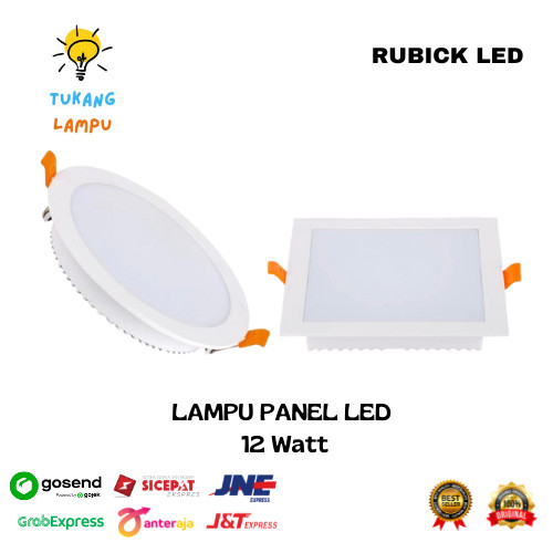 Jual LAMPU DOWNLIGHT PANEL LED 12W 3WARNA BULAT | Shopee Indonesia
