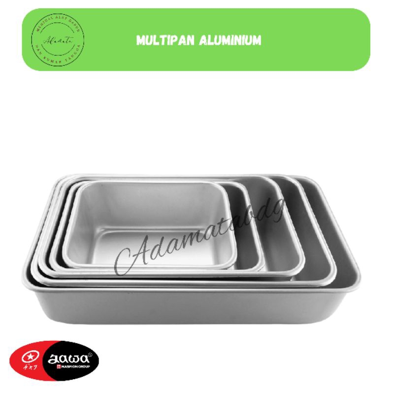 Jual Multipan Aluminium Wadah/Tempat Sayur Aluminium Baking Pan Cake ...