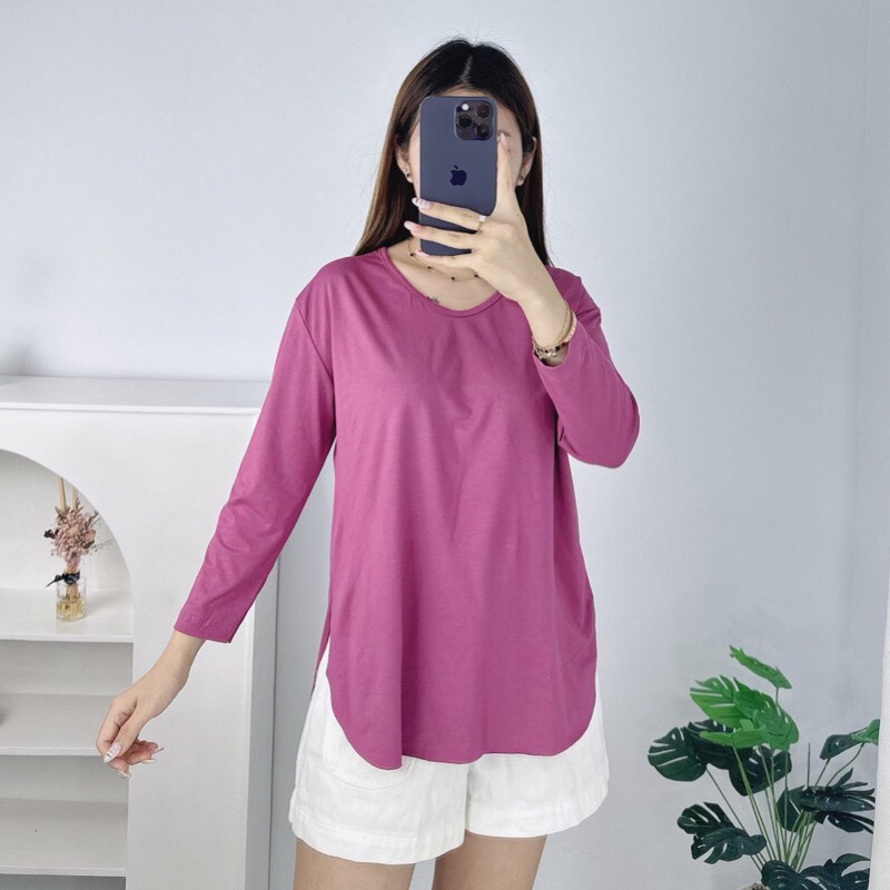 Jual Baju lengan 7/8 Bahan Spandek rayon sangat adem / Baju viral ...