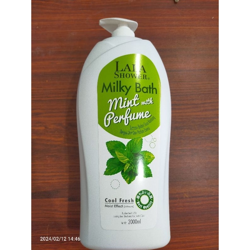 Jual LALA SHOWER MILKY BATH MINT PERFUME 2.000 ml | Shopee Indonesia