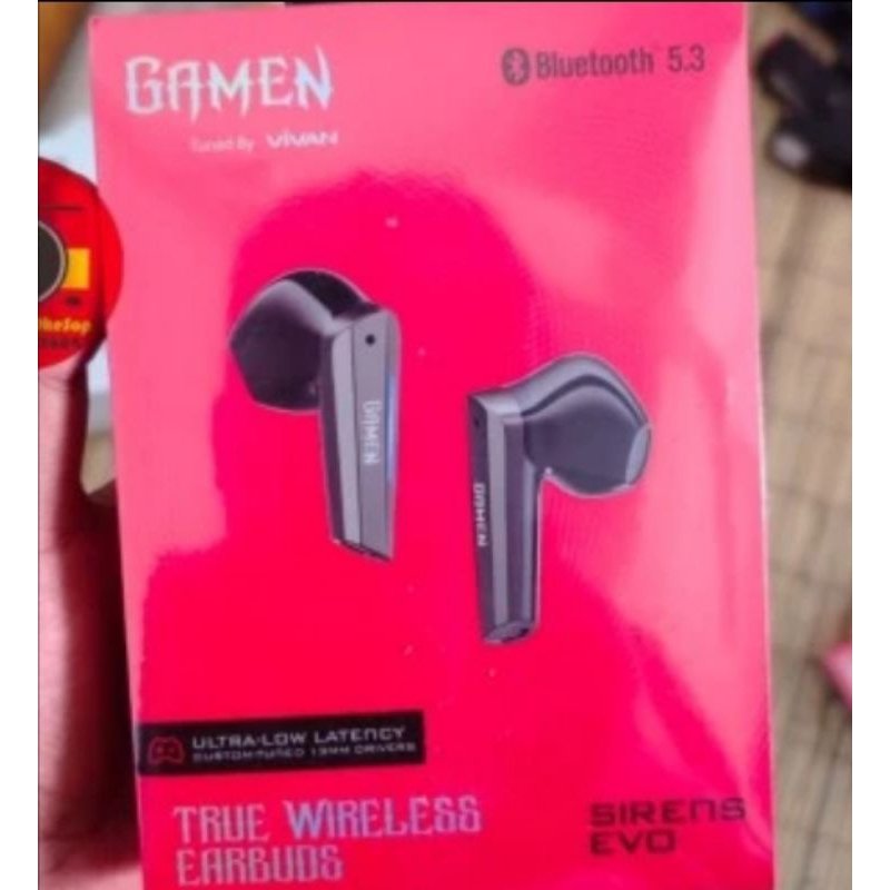 Jual TWS Gamen Sirens Evo Headset Bluetooth Wireless Earphone Gamer ...
