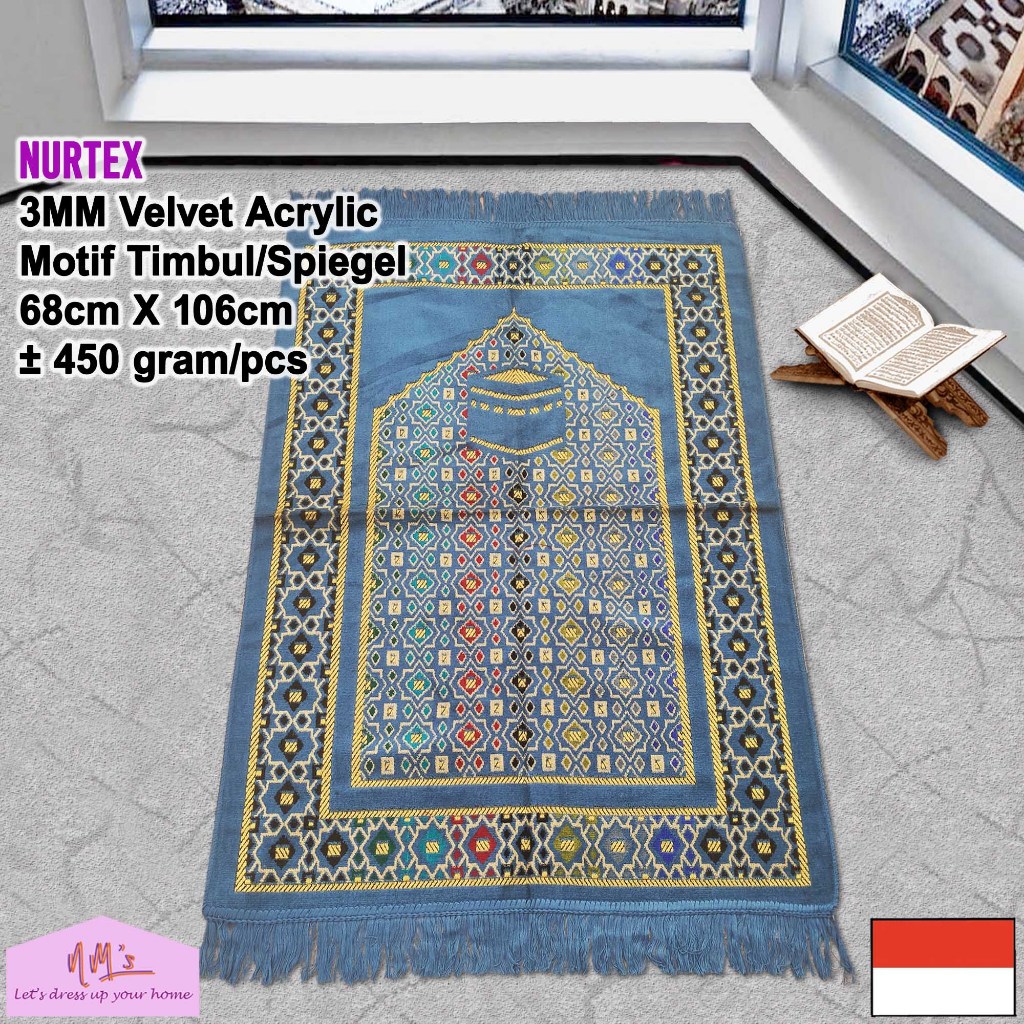 Jual Nurtex - Sajadah sejadah motif beludru bulu spiegel murah warna ...