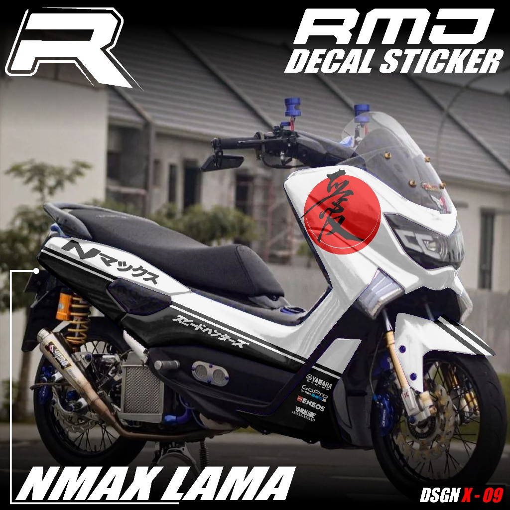 Jual (COD) Decal Sticker NMAX LAMA - Stiker Dekal Variasi Skotlet NMAX ...