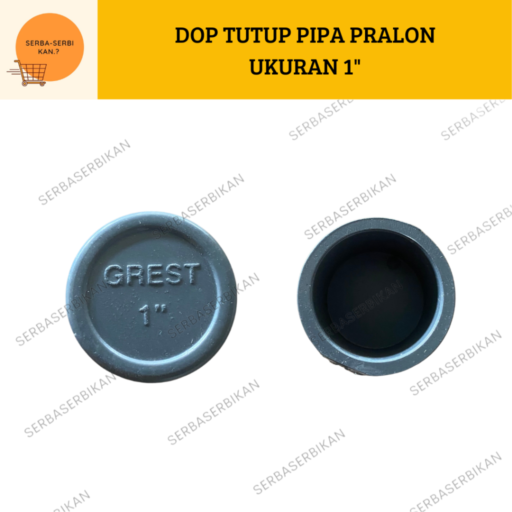 Jual DOP TUTUP PIPA PRALON UKURAN 1 Jual DOP TUTUP PIPA PRALON UKURAN 1