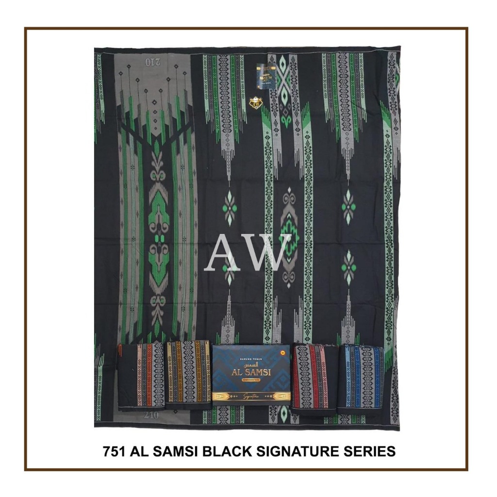 Jual Sarung Tenun Pria AL SAMSI Signature Dus - GROSIR 10pcs | Shopee ...