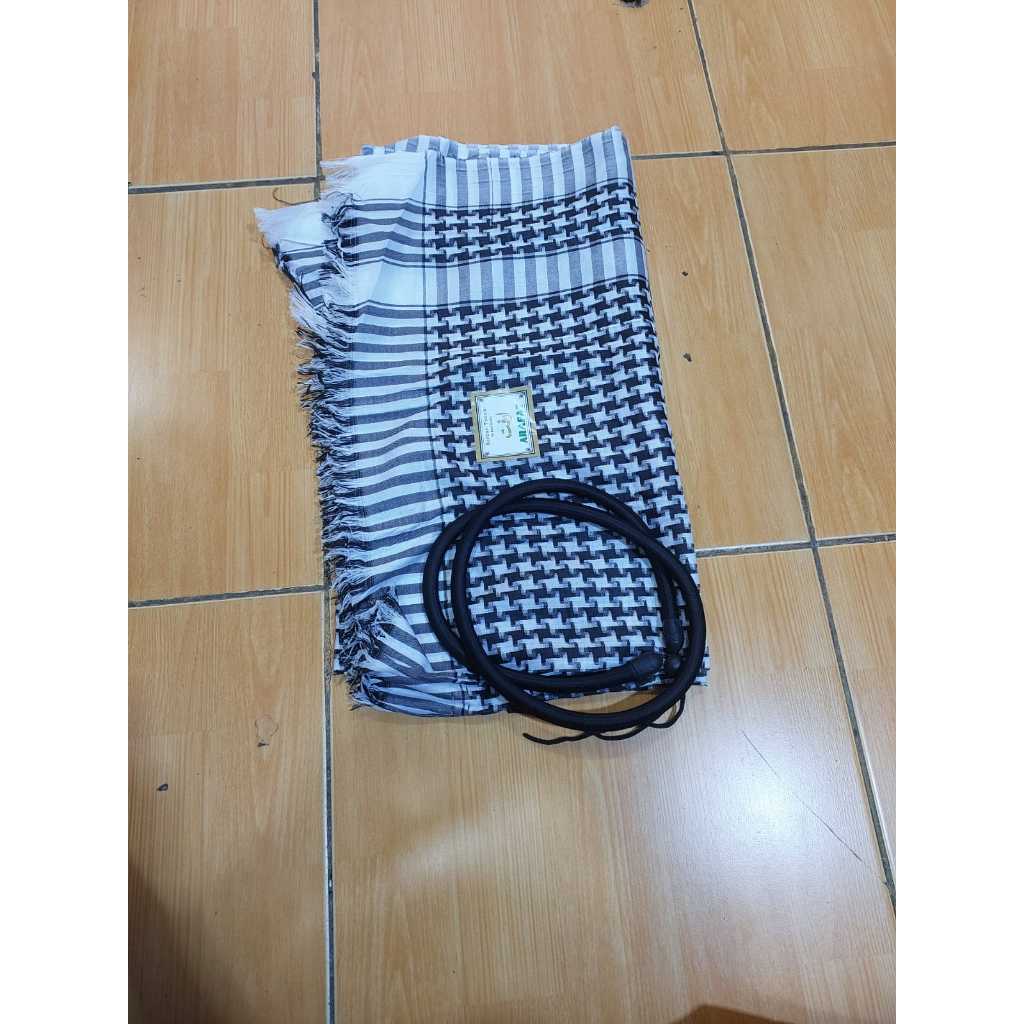 Jual Sorban Arab Igal Tali Peci Putih Dewasa Perlengkapan Haji Umroh ...