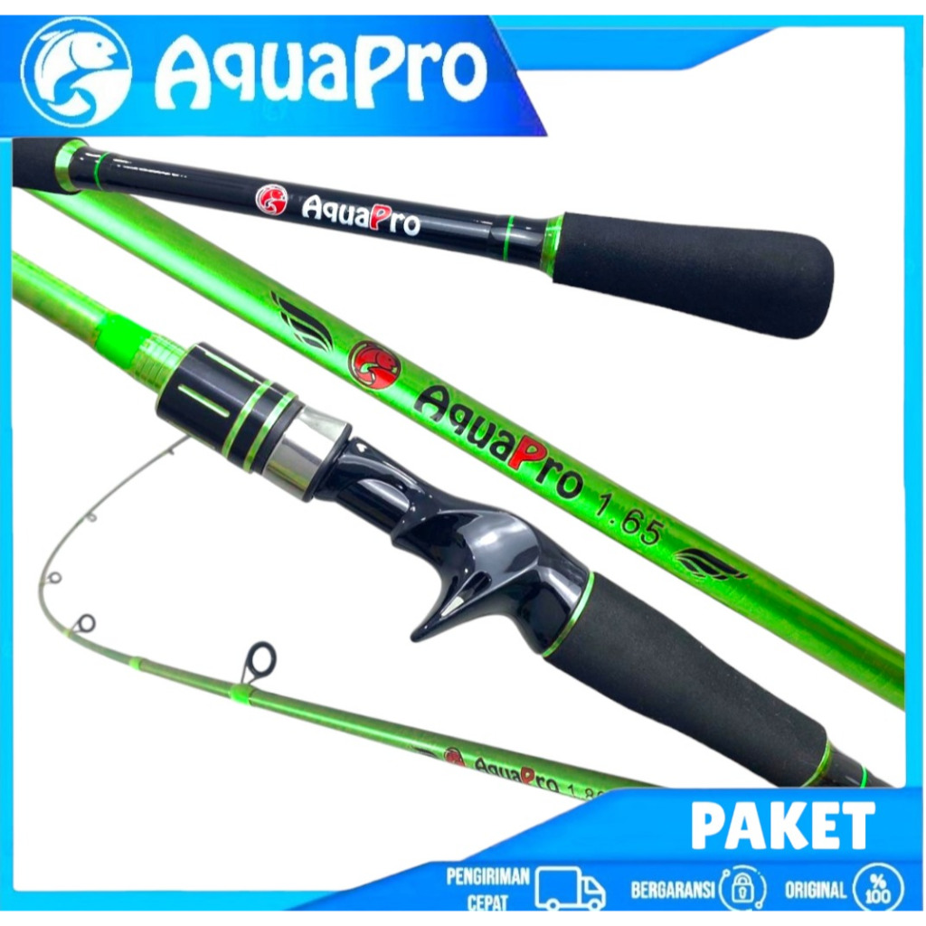 Jual AquaPro - Joran Pancing Bait Casting Tersedia Ukuran 1.65M & 1.80M Buat Mancing Casting ...