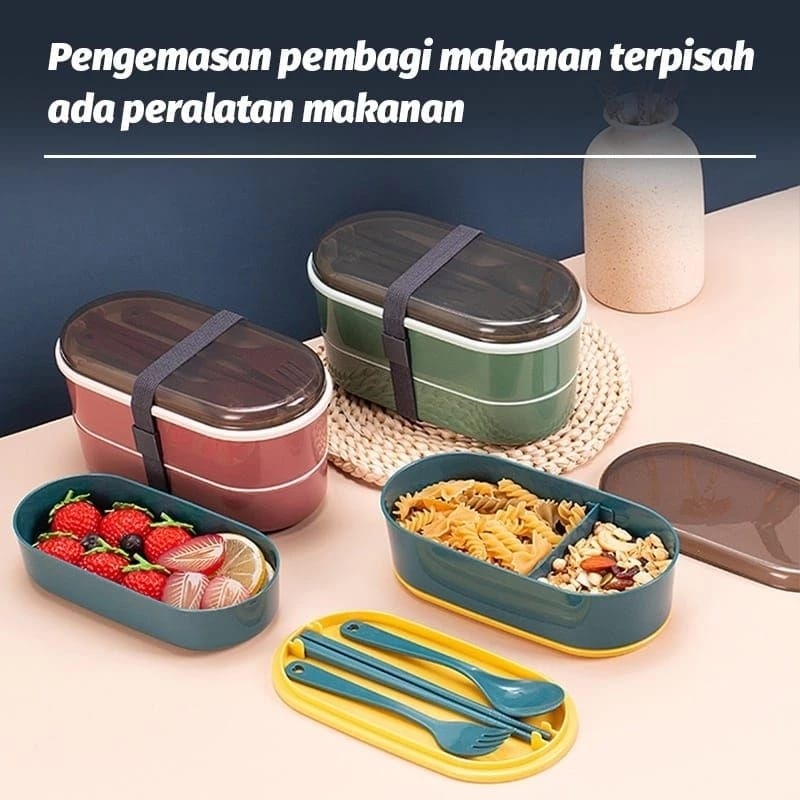 Jual Lunch Box - Wadah Bekal Makan anak - Tempat Makan Bento- kotak ...