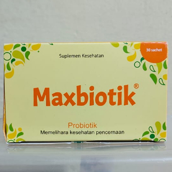 Jual Maxbiotik Box 30 Sachet - Probiotik Kesehatan pencernaan - Obat ...
