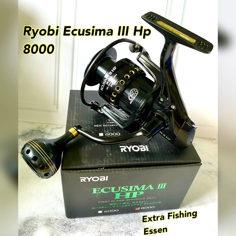Jual REEL RYOBI ECUSIMA III HP 6000 8000 BESAR || SUDAH POWER HANDLE ...