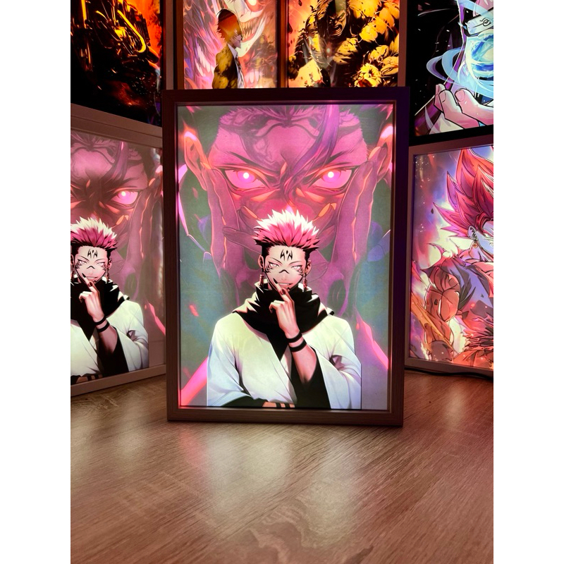 Jual Gojo Satoru Light Box Painting Desain Anime Jujutsu Kaisen ...