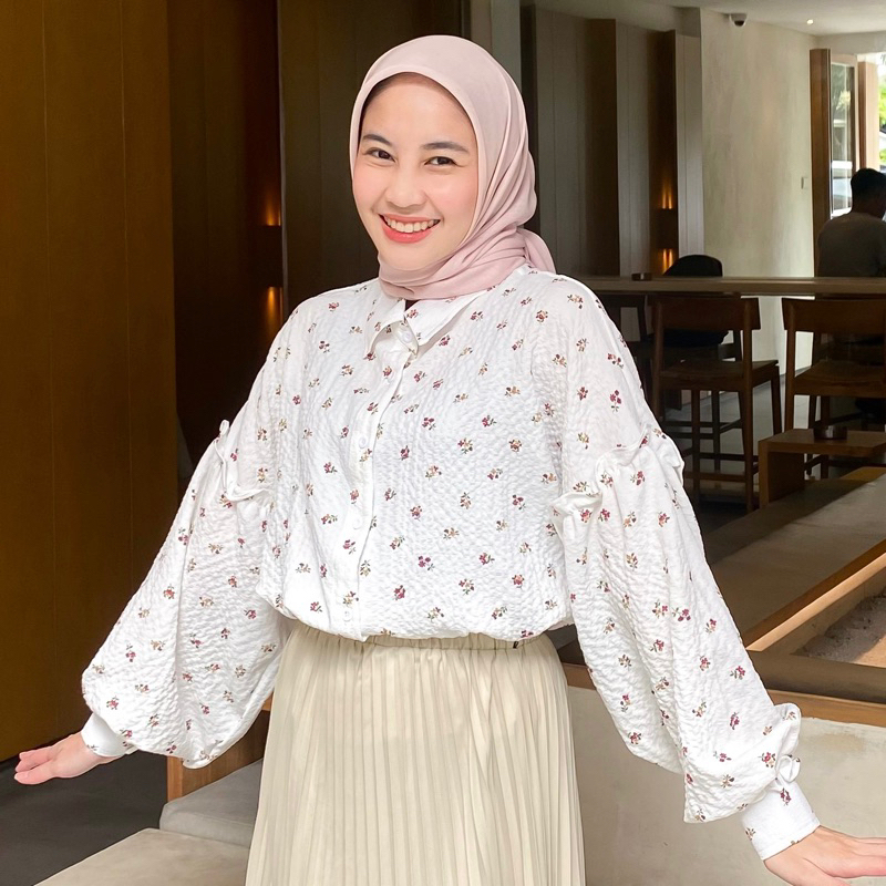 Jual Suzy Shirt - Formeeoutfit - Kemeja Motif - Kemeja Korea - Kemeja ...