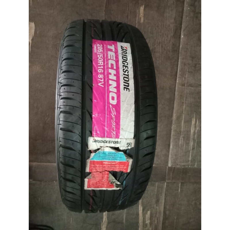 Jual BRIDGESTONE TECHNO SPORT 205 50 R16 - SALE | Shopee Indonesia
