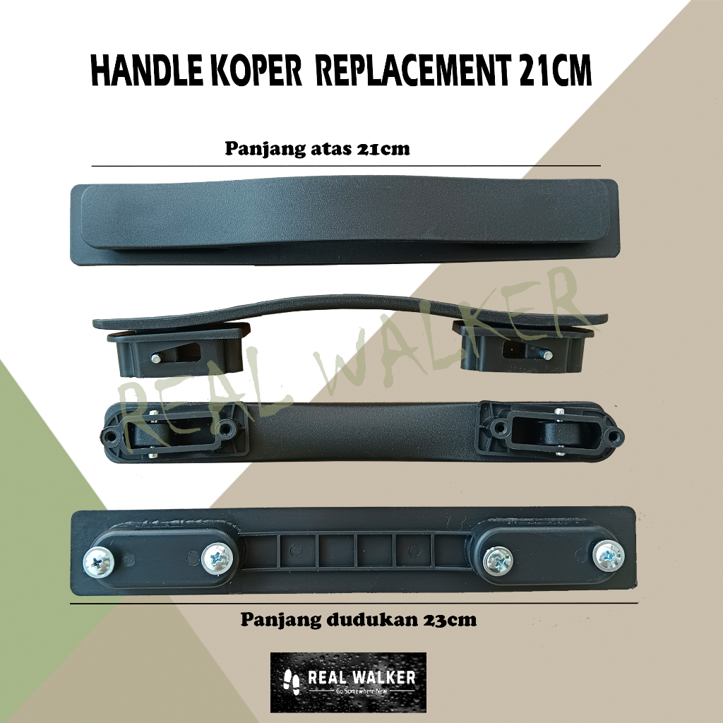 Jual Handle Koper Lojel panjang 21cm | bahan Rubber PVC elastis ...