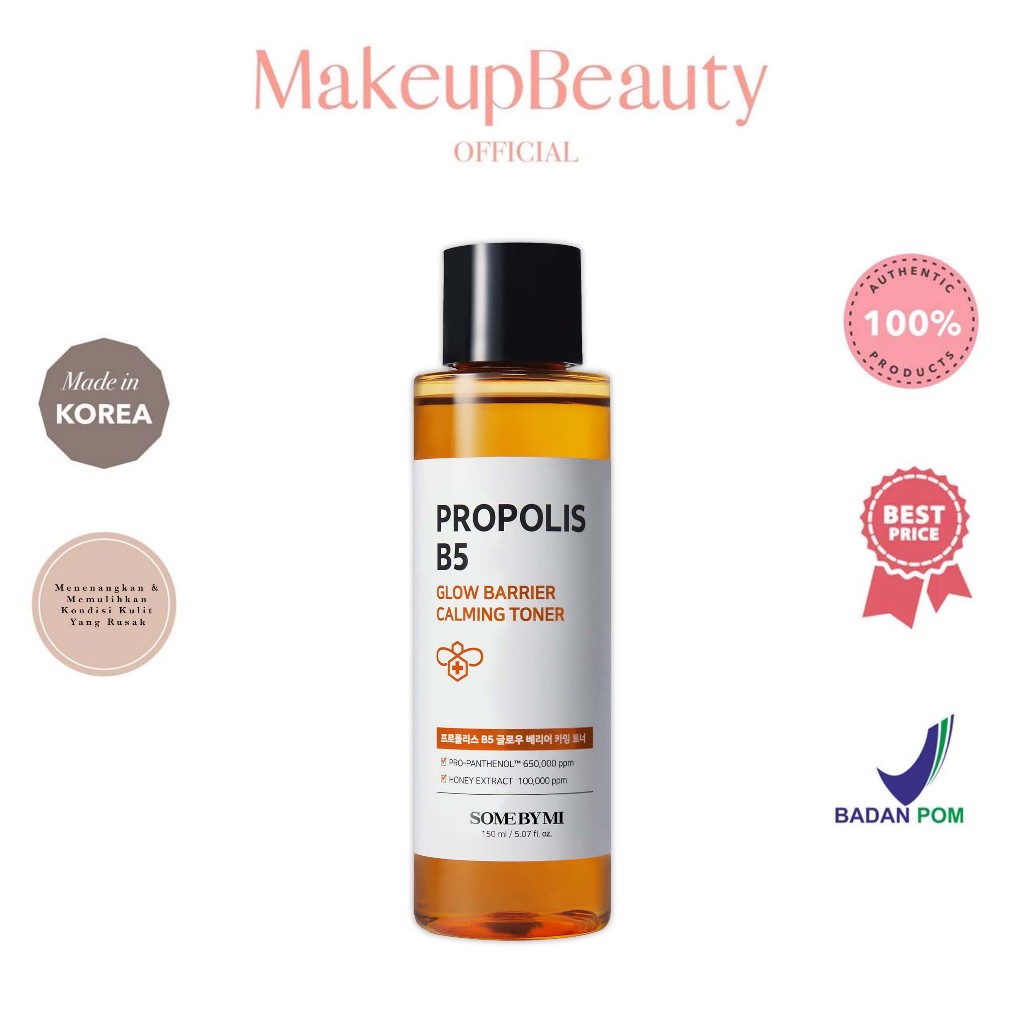 Jual SOMEBYMI Propolis B5 Glow Barrier Calming Toner 150ml | 30ml ...