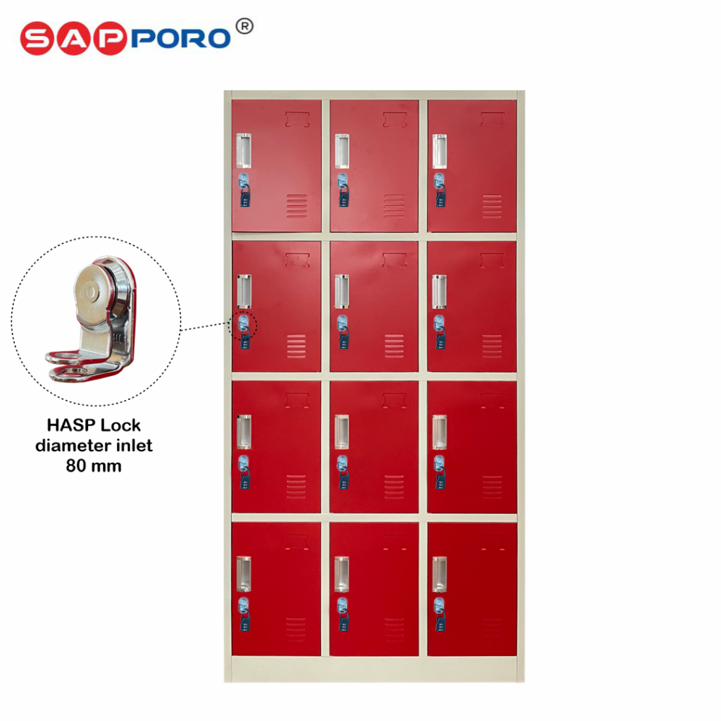 Jual SAPPORO KOLN 12 - Loker Besi 12 Pintu | Steel Locker 12 Doors ...