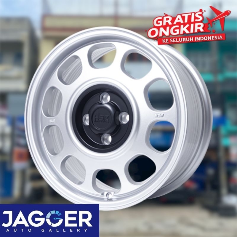 Jual Velg mobil mirip kaleng hsr tipe klg ring 15 silver lubang 4 pcd 4x100 | Shopee Indonesia