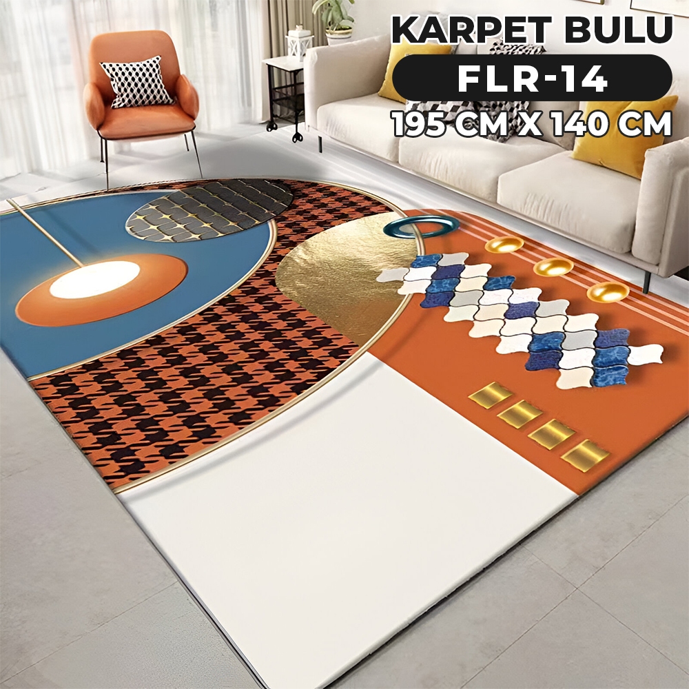 Jual Ai Home Karpet Bulu Rasfur Ukuran 140X195cm Karpet Lantai Bulu ...
