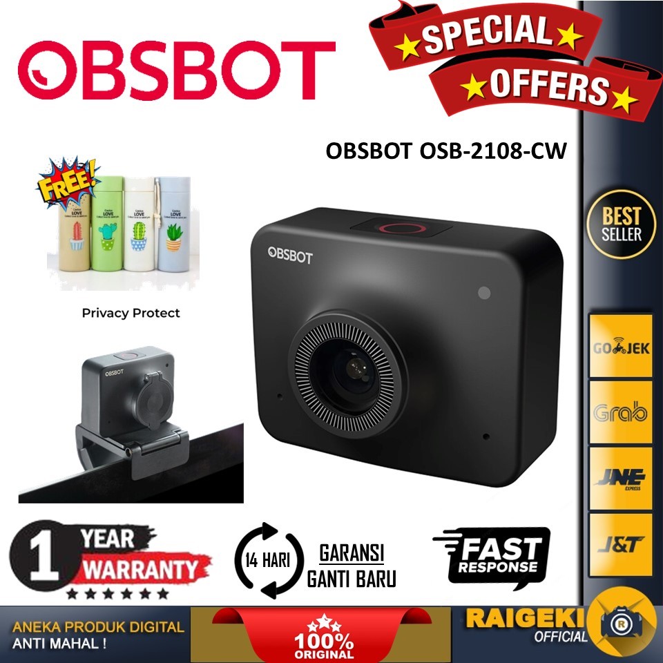 Jual OBSBOT OWB 2108 CE MEET BLACK / OBSBOT Meet HD Webcam | Shopee ...