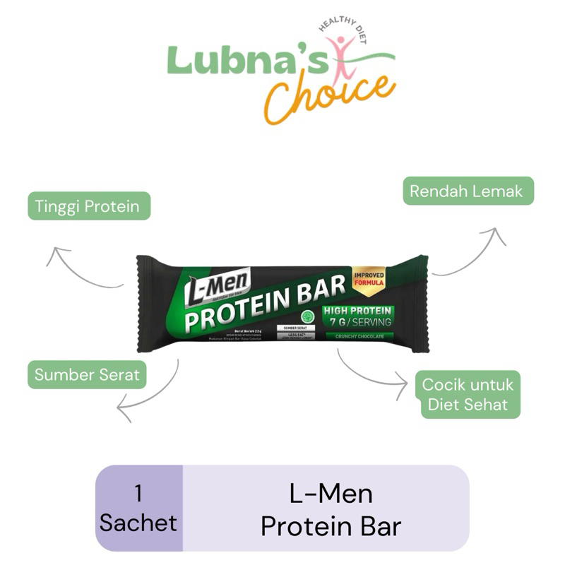 Jual L-Men Protein Bar 22 gram | Shopee Indonesia