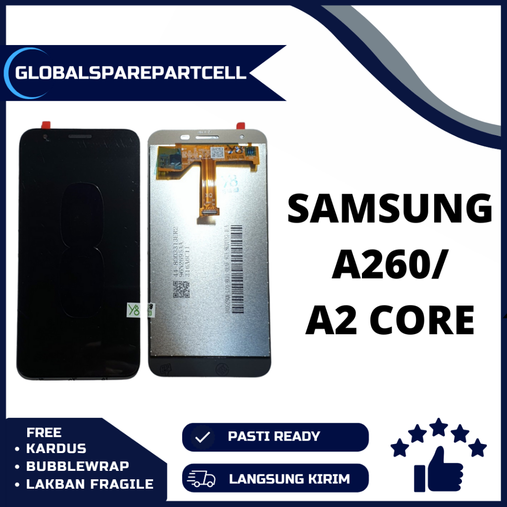 Jual LCD SAMSUNG GALAXY A2 CORE A260 ORIGINAL NEW BLACK | Shopee Indonesia