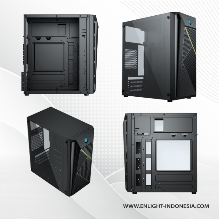 Jual CASING PC GAMING INFINITY INF-07 + POWER SUPPLY 250WATT CASE PC ...