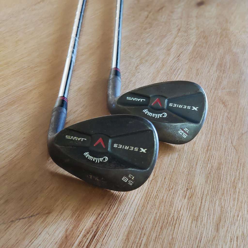Jual Callaway X Series Jaws Black Vintage Wedge Set Stick Golf Loft 52 ...