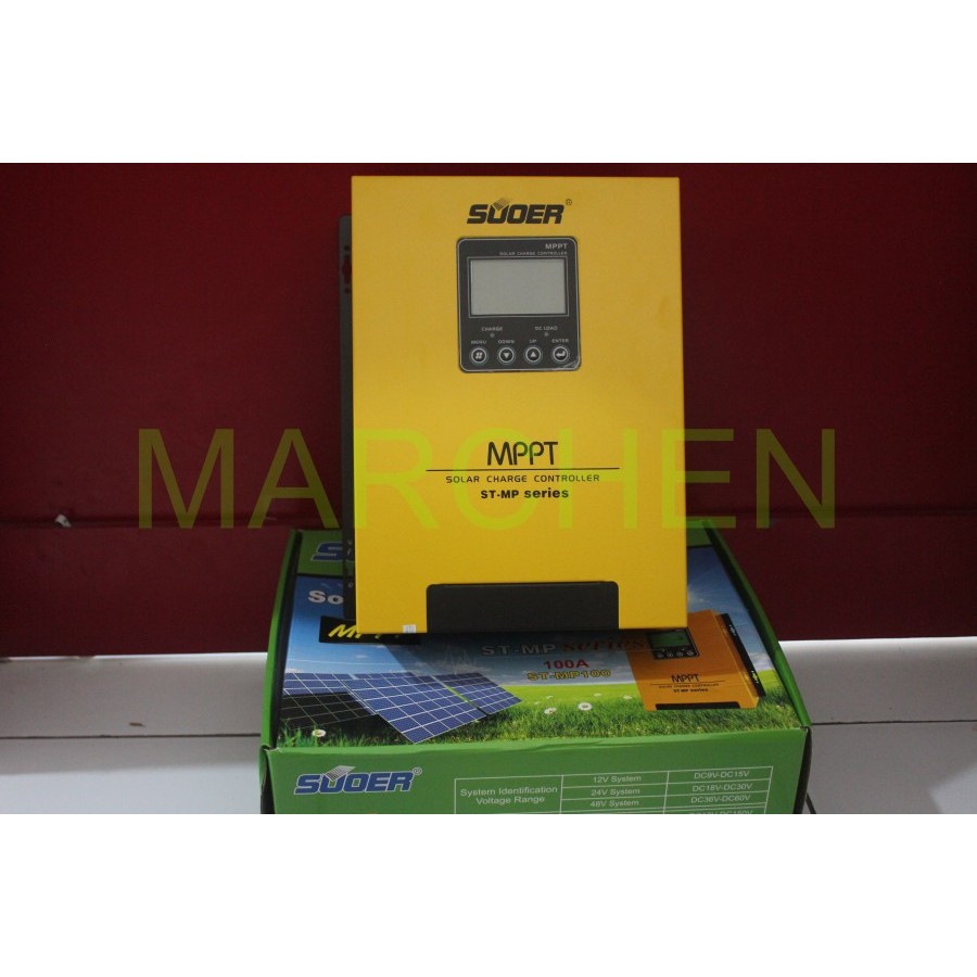 Jual Solar Charger Controller SCC MPPT 12V 24V 48V 100A SUOER | Shopee Indonesia