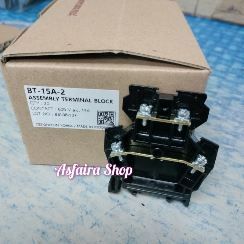 Jual Terminal Block Hanyoung HYBT 15A-2 / Terminal block Tingkat 15A | Shopee Indonesia