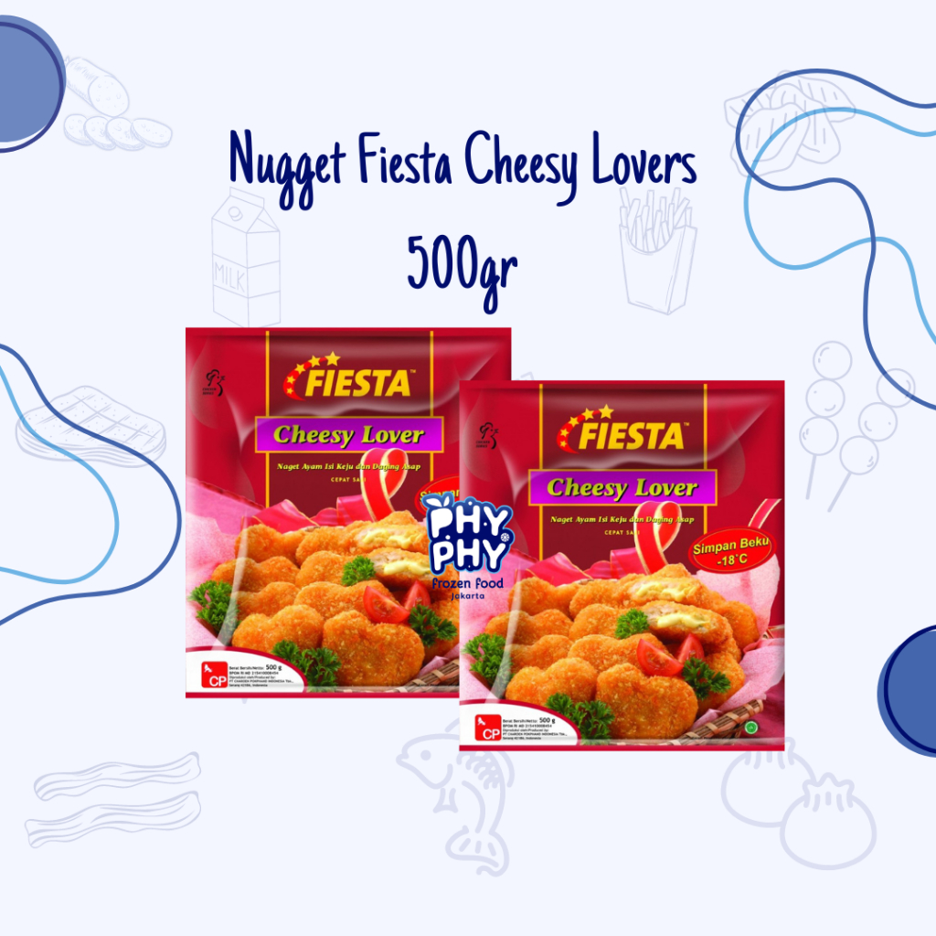 Jual Fiesta Nugget Cheesy Lover 500gr | Shopee Indonesia