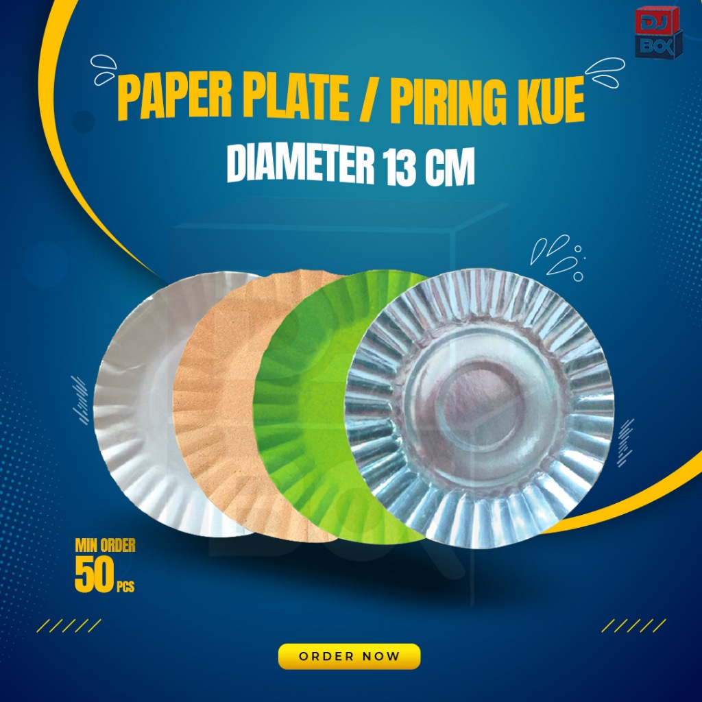 Jual Kertas Piring Kue Ulang Tahun (Paper Plate) Harga yang tertera ...