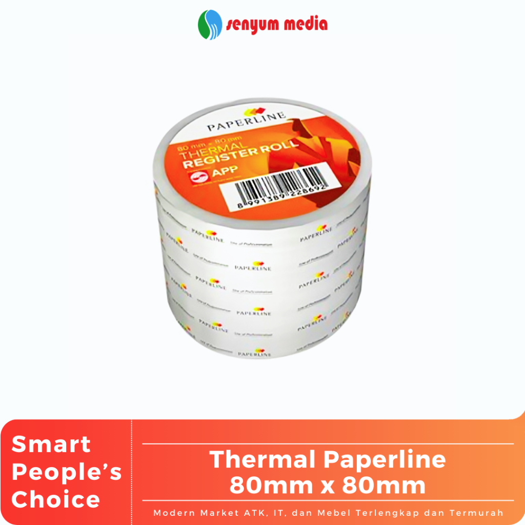 Jual Thermal Paperline 80mm x 80mm (1 Pcs) (S:PCS) | Shopee Indonesia