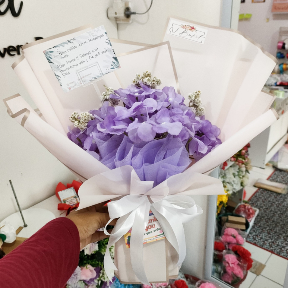 Jual N BUKET / BUKET BUNGA HYDRANGEA / BOUQUET BUNGA / BUKET BUNGA ...