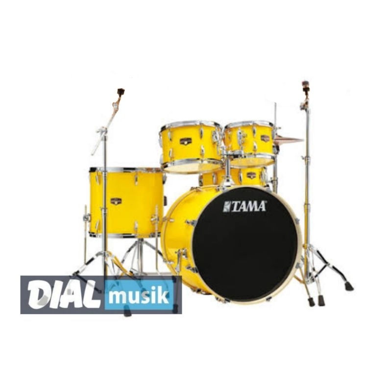 Jual Tama Imperial Star IP52H6W-ELY 5pcs Drum Set / Electric Yellow ...