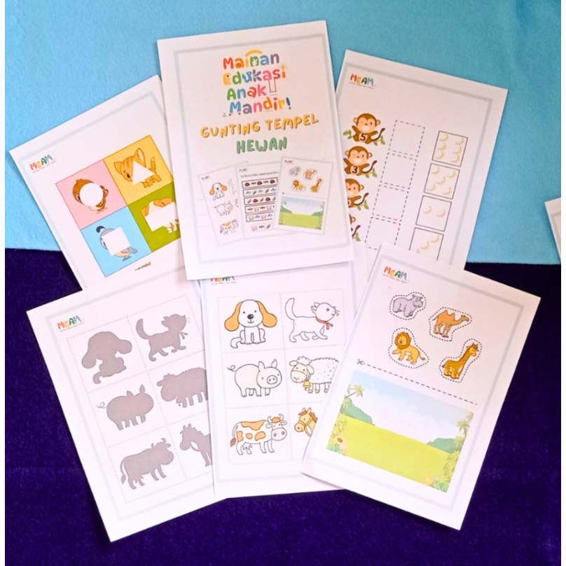 Jual Aktivitas Menggunting dan Menempel / Worksheet Gunting Tempel ...