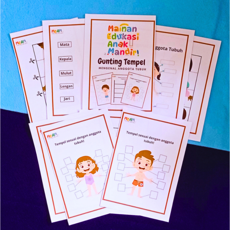 Jual Aktivitas Menggunting dan Menempel / Worksheet Gunting Tempel ...