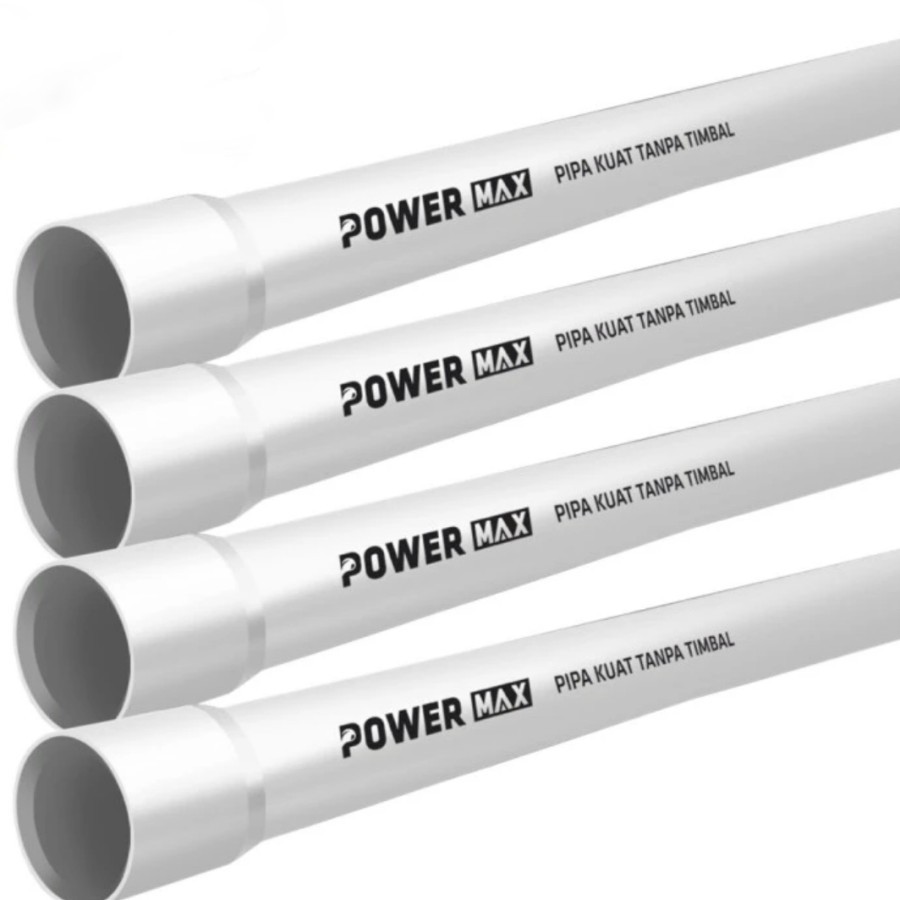 Jual Pipa PVC Power Max Tanpa Timbal 1/2", 1" | Shopee Indonesia